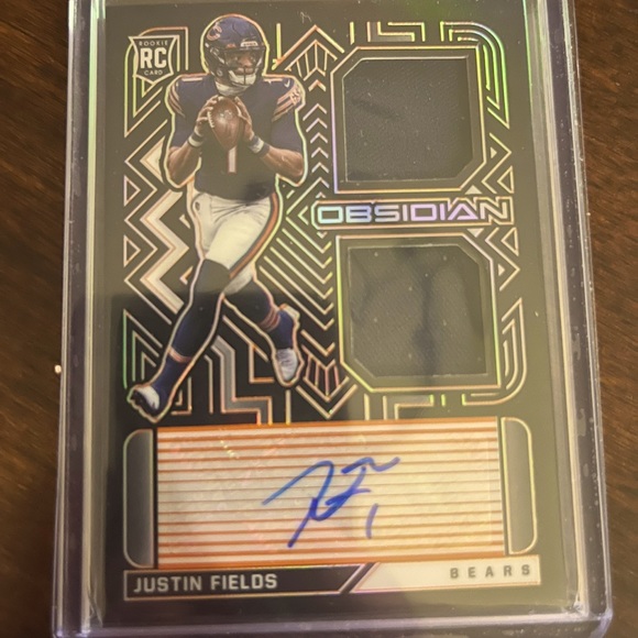 Panini | Other | Justin Fields Rc Auto Dual Patch 75 | Poshmark